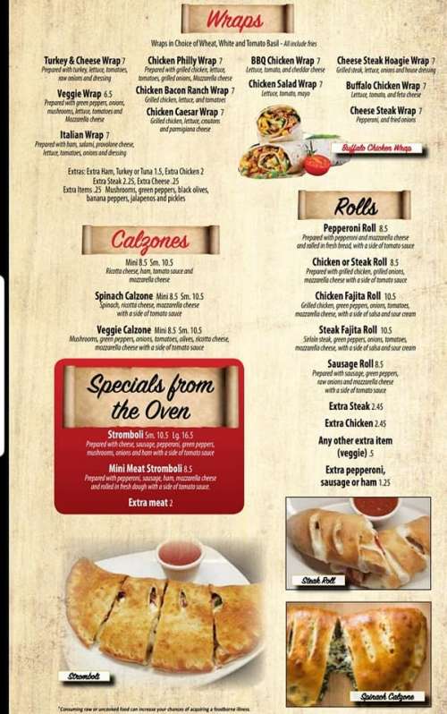 Simona's Italian Restaurant menu in Victoria, Virginia, USA