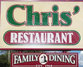 Menu for Chris' Restaurant in Lorain, OH | Sirved