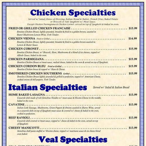 Petro's Pizza Restaurant menu in Cedartown, Georgia, USA