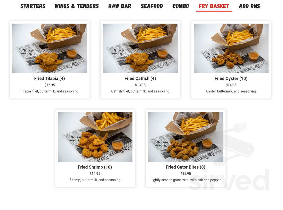 Bobo's Crab Shack (Fordham) menu in The Bronx, New York, USA