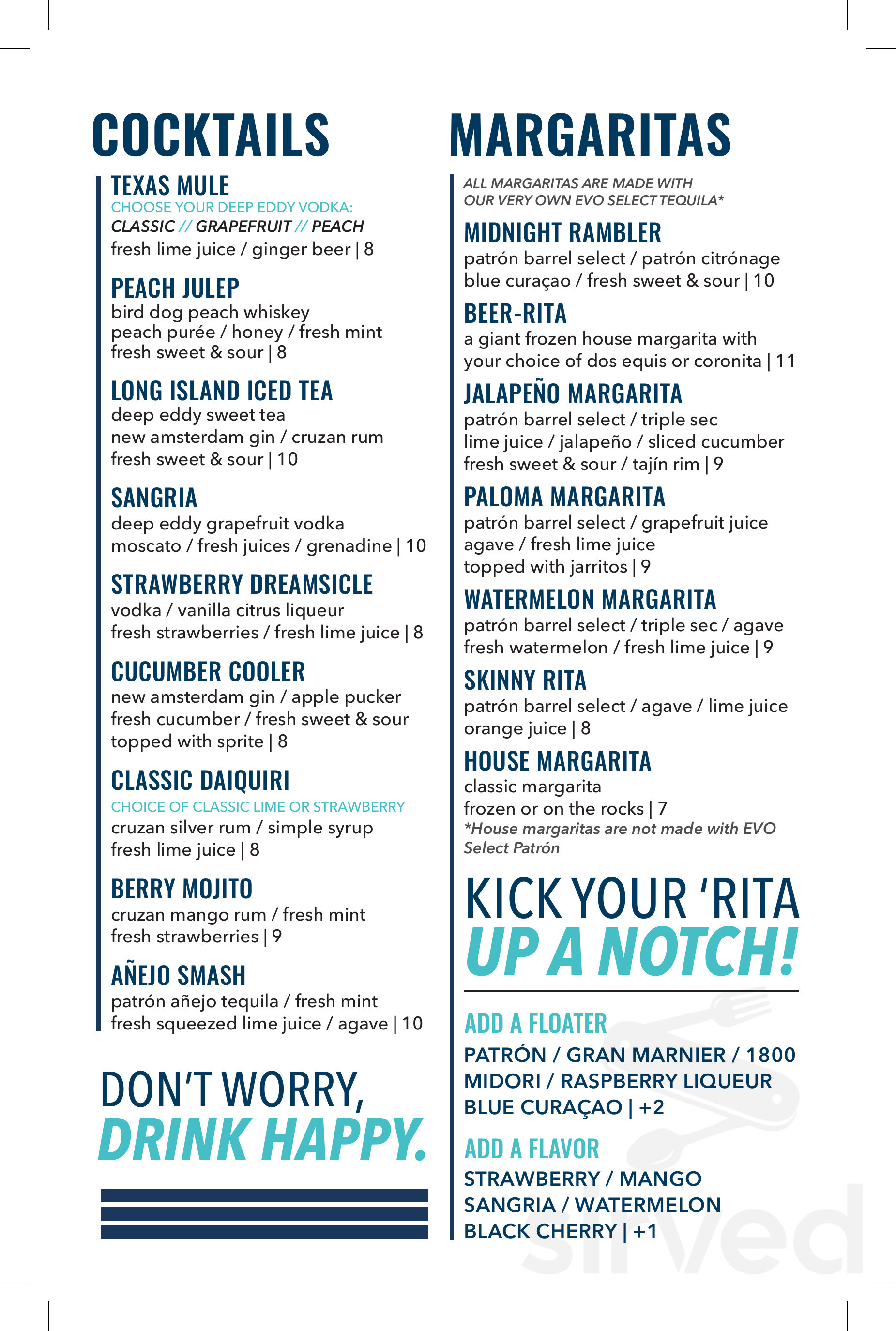 EVO Cinemas Belterra menus in Austin, Texas, United States