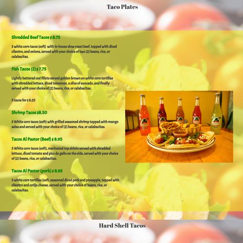 Posa's Tamale Factory & Restaurant menu in Santa Fe, New Mexico, USA