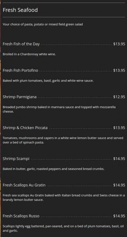 D'Raymonds menu in Loudonville, New York, USA