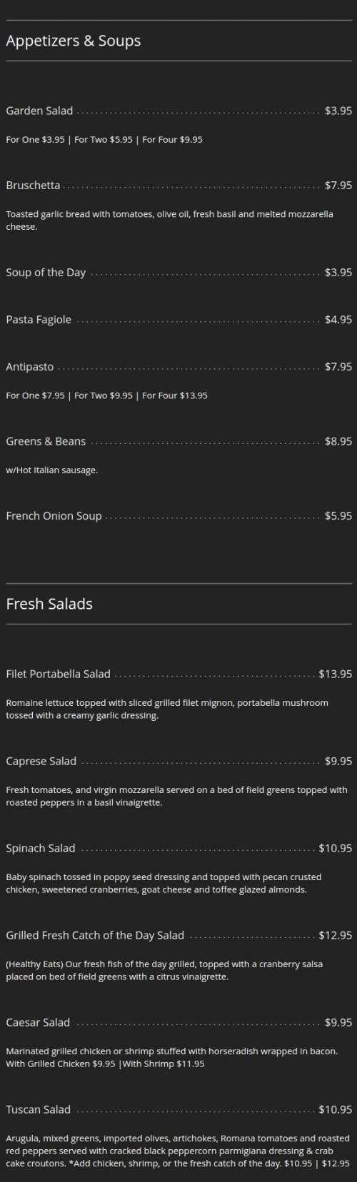 D'Raymonds menu in Loudonville, New York, USA