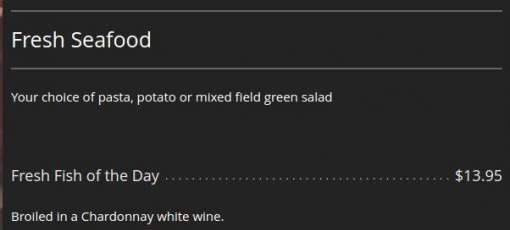 Menu for D'Raymonds in Loudonville, NY | Sirved