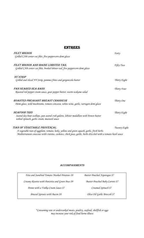 Stokesay Castle & The Knight's Pub menu in Reading, Pennsylvania, USA