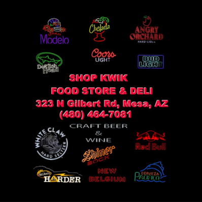 Menu for Shop Kwik Deli in Mesa, AZ | Sirved