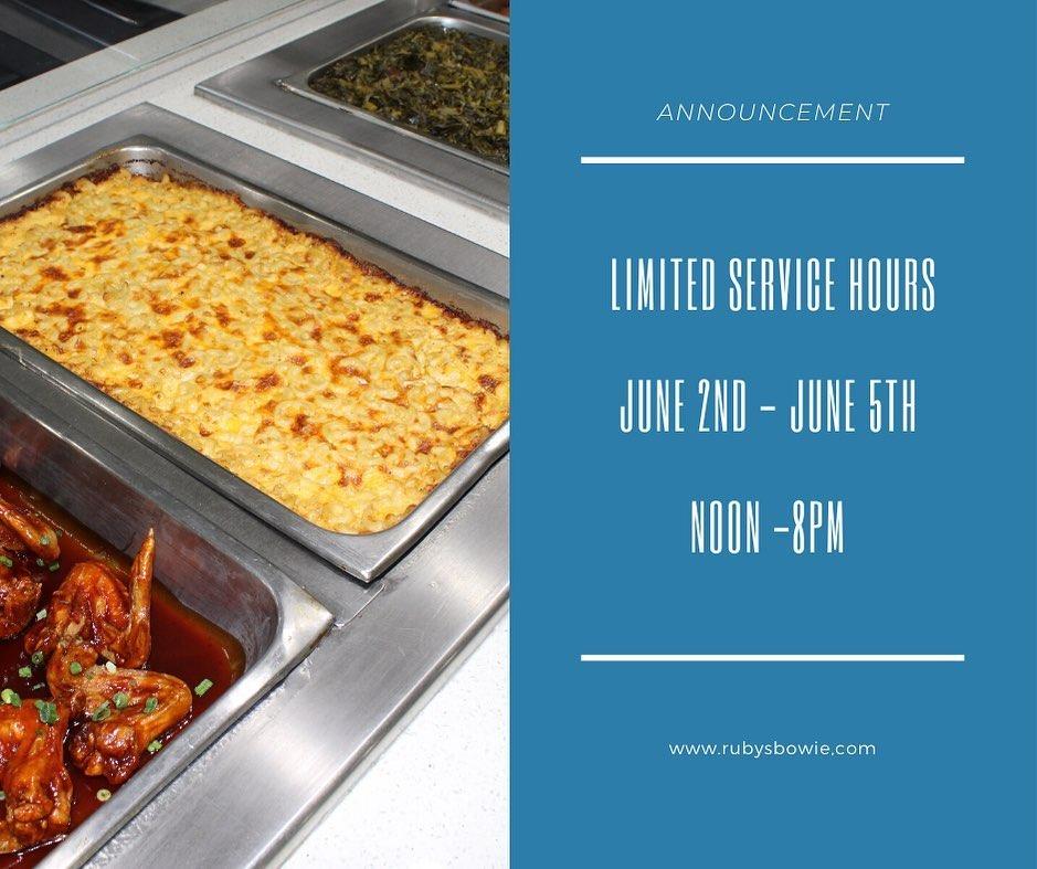 Ruby's Southern Comfort Kitchen menu in Bowie, Maryland, USA