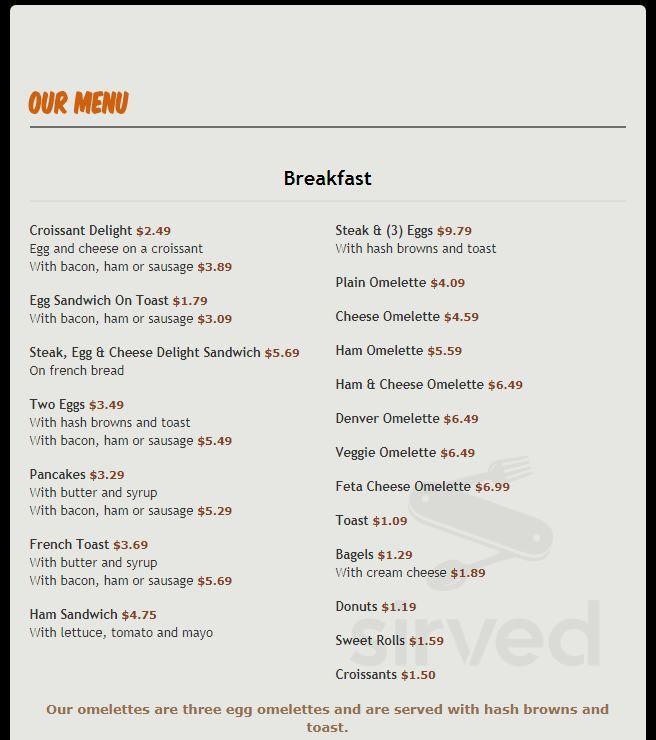 Charcoal Delights menu in Des Plaines, Illinois, USA