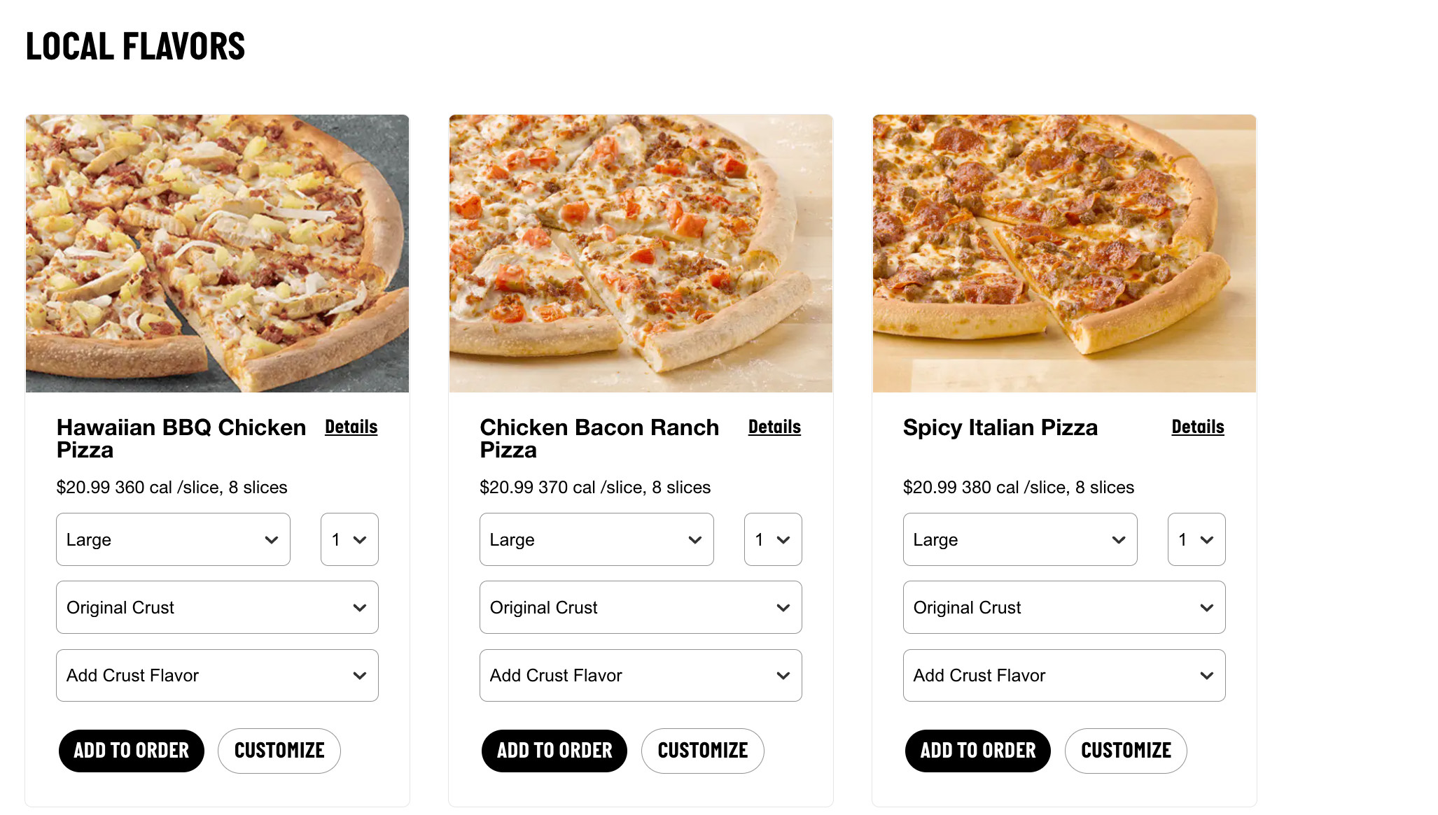 Menu - Philadelphia PA's Papa Johns Pizza | Sirved