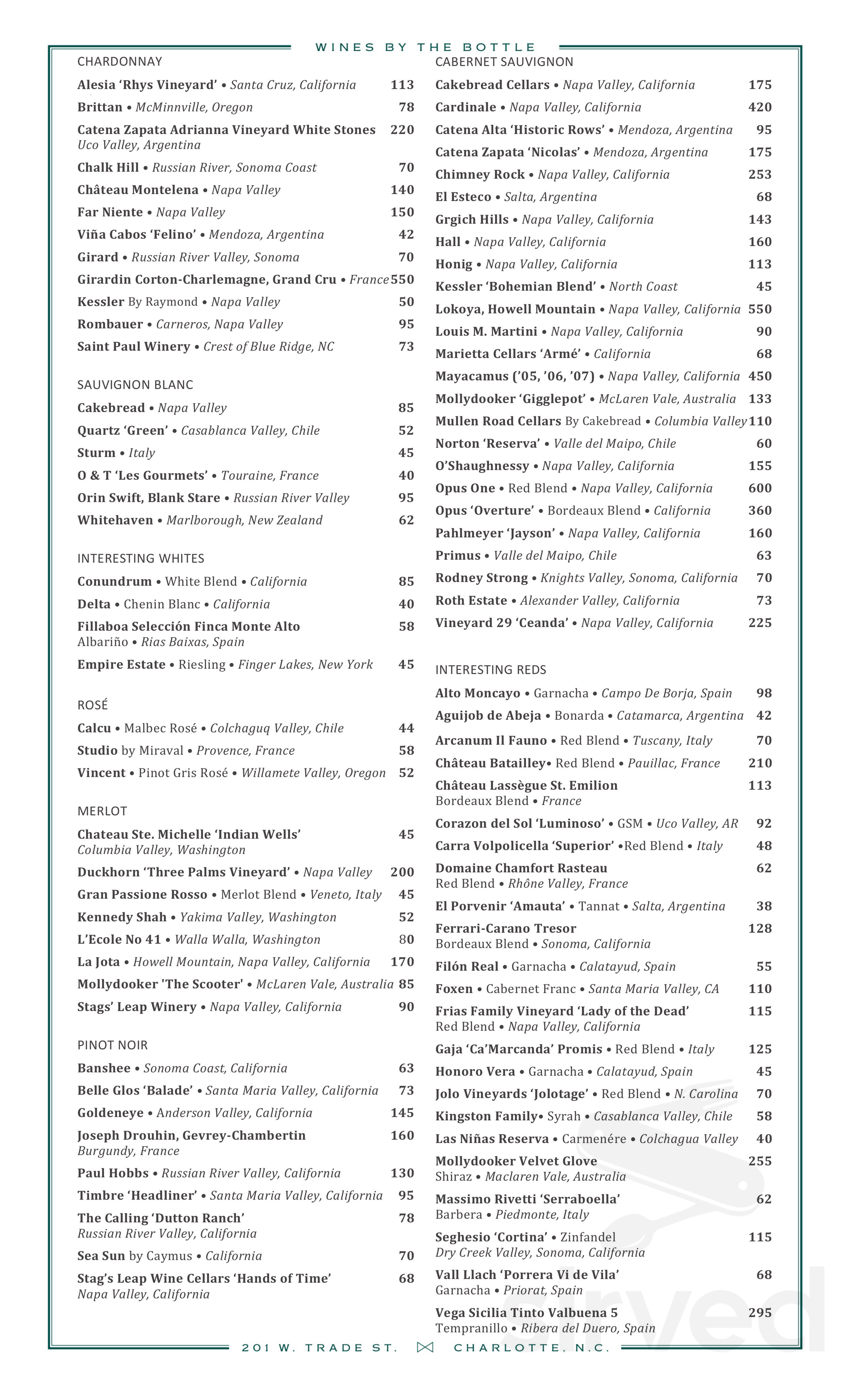 Mico Restaurant menus in Charlotte, North Carolina, United States