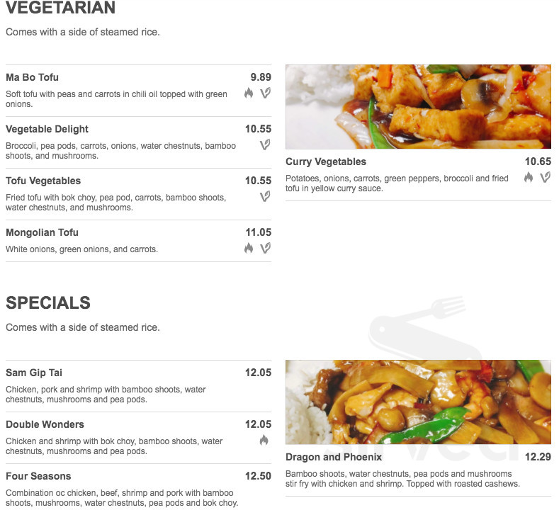 Golden Crown Chinese Restaurant menu in Stillwater, Minnesota, USA