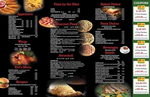 A1 Pizza & Mini Mart menu in Allentown, Pennsylvania, USA