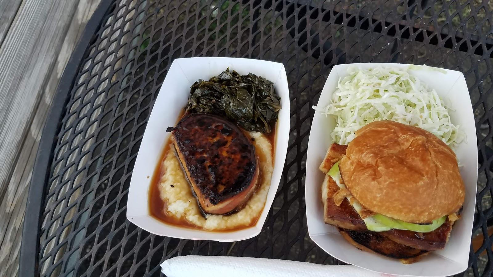 Three Little Pigs menu in Austin, Texas, USA