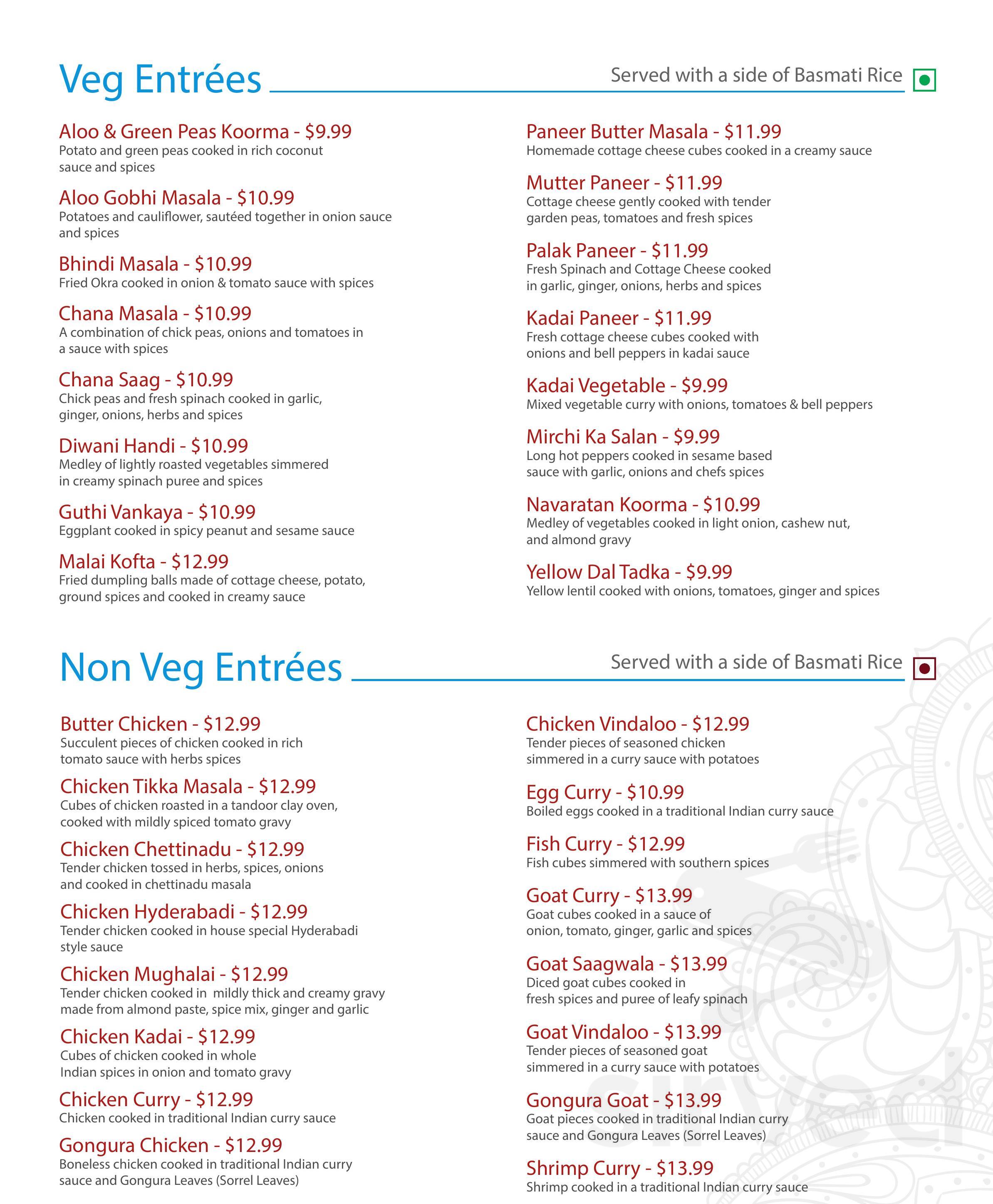 Persis Biryani Indian Grill menus in Piscataway, New Jersey, United States
