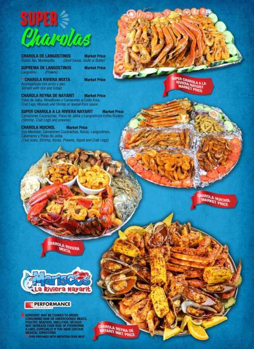 Mariscos La Riviera Nayarit (Lawrenceville) menu in Lawrenceville ...