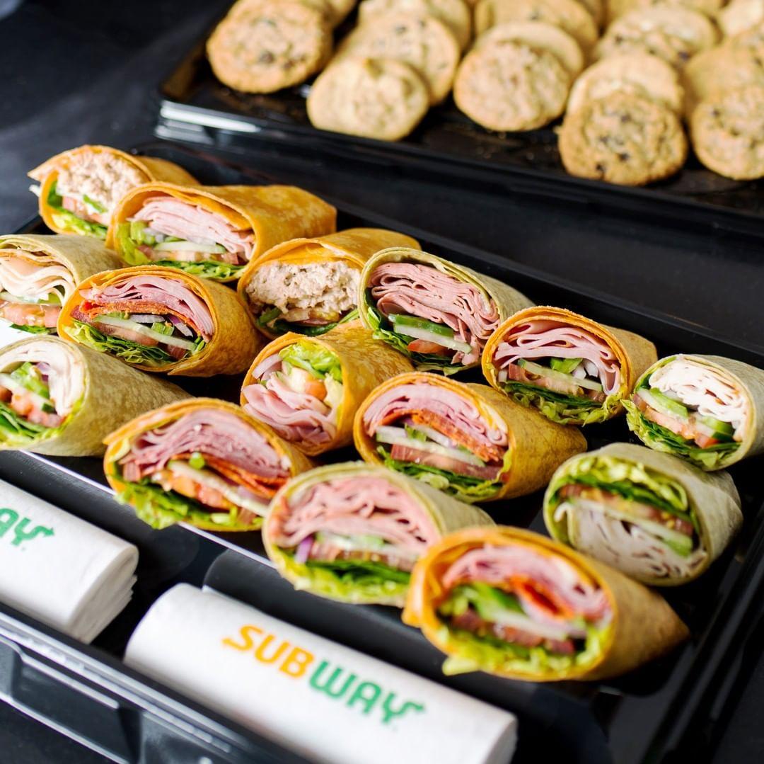 Subway menu in Hearne, Texas, USA