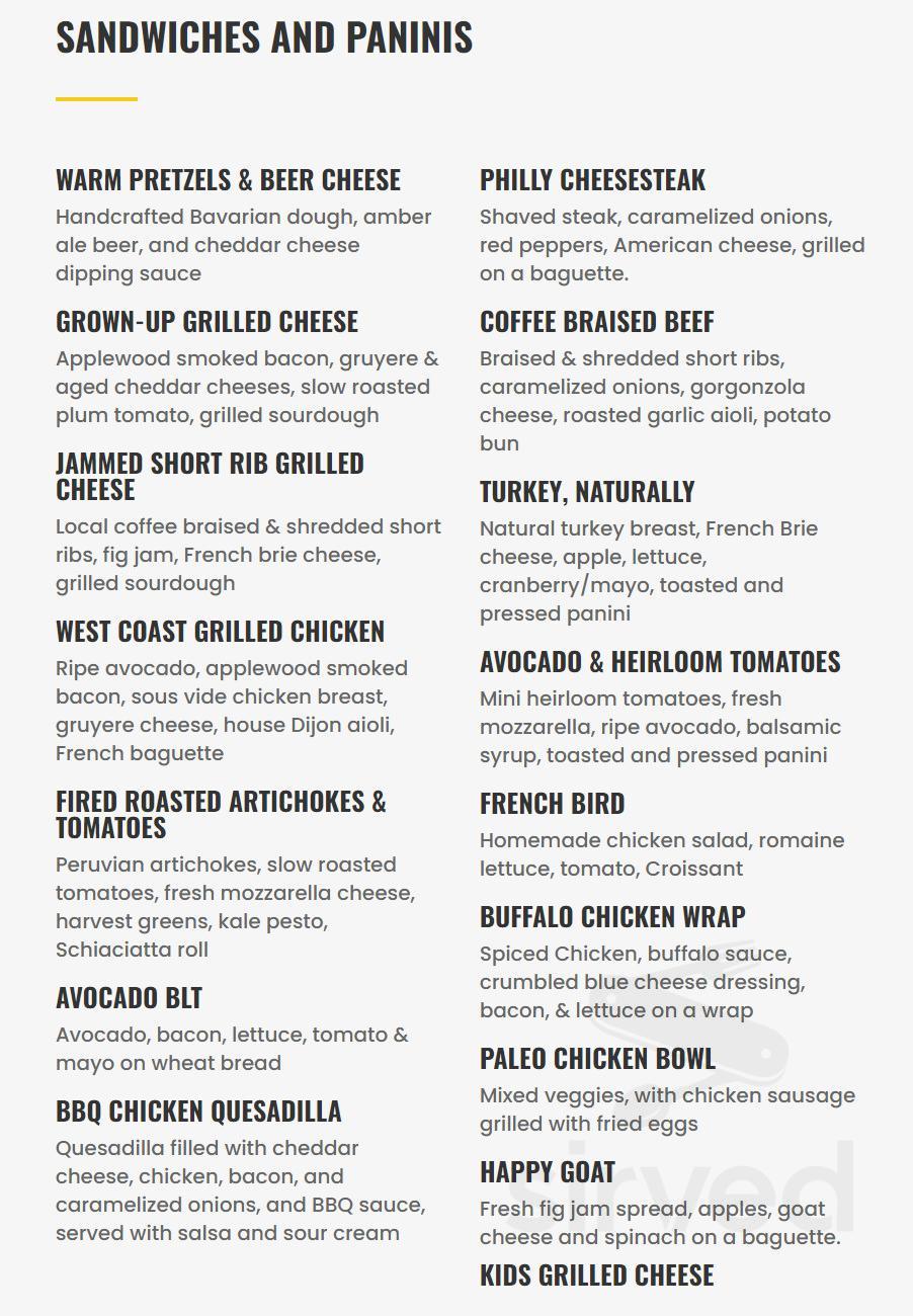 Menu - Madison CT's Madison Coffee House | Sirved