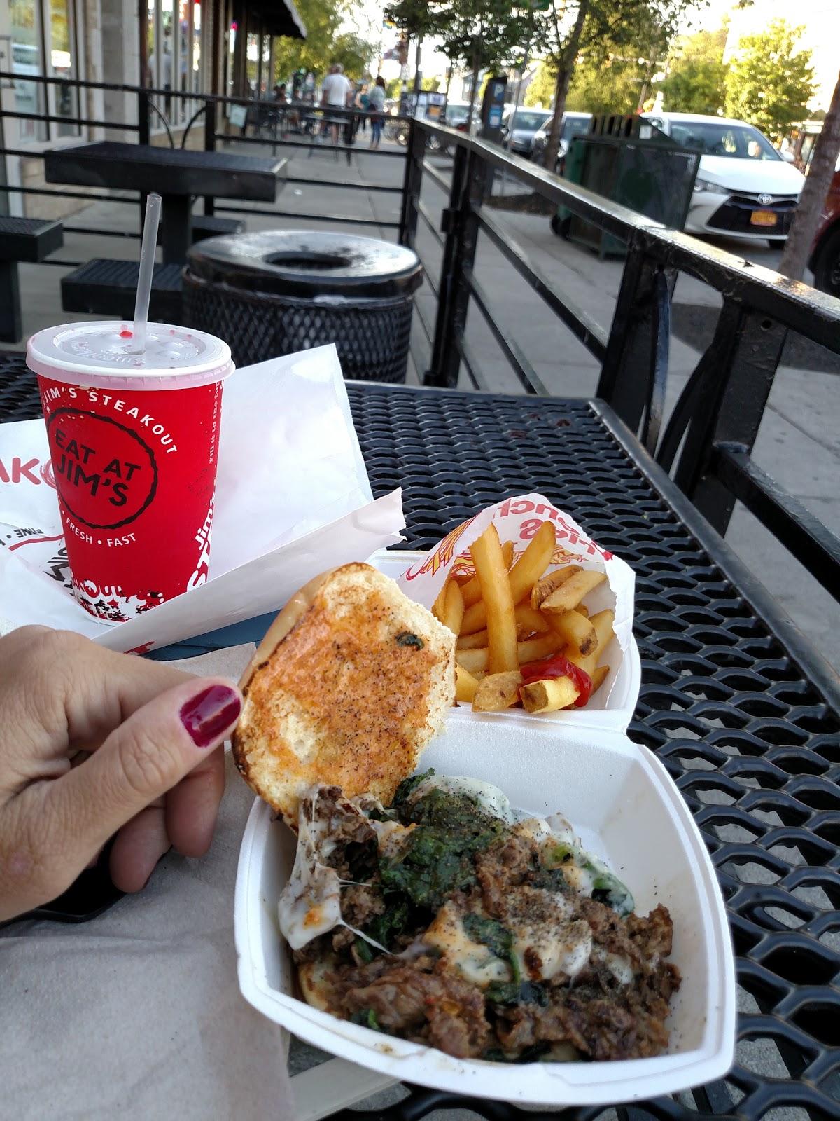 Jim's Steakout menu in Buffalo, New York, USA