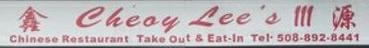 Menu for Cheoy Lee's III Leicester in Leicester, MA | Sirved