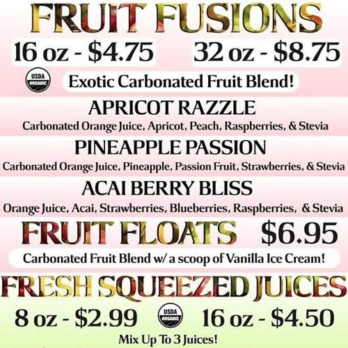 Pure Healing Foods menu in Ridgecrest, California, USA