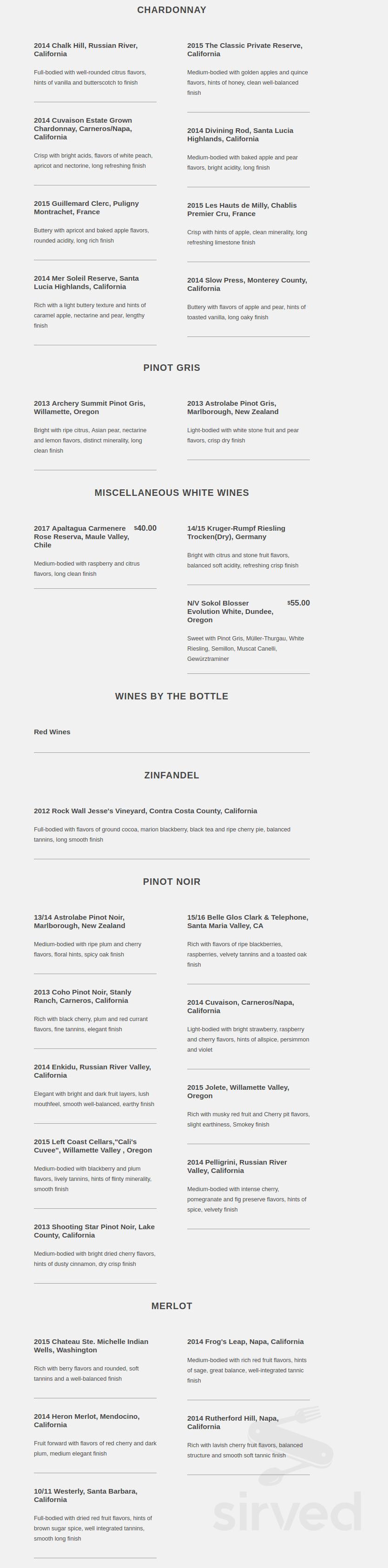 The Classic Cafe at Roanoke menu in Roanoke, Texas, USA