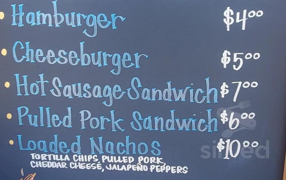 Menu - Spring Mills PA's Seven Mountains Campground and Cabins | Sirved