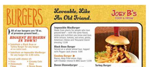 Joey B's Food & Drink Concord Menu - St. Louis, Missouri | Sirved