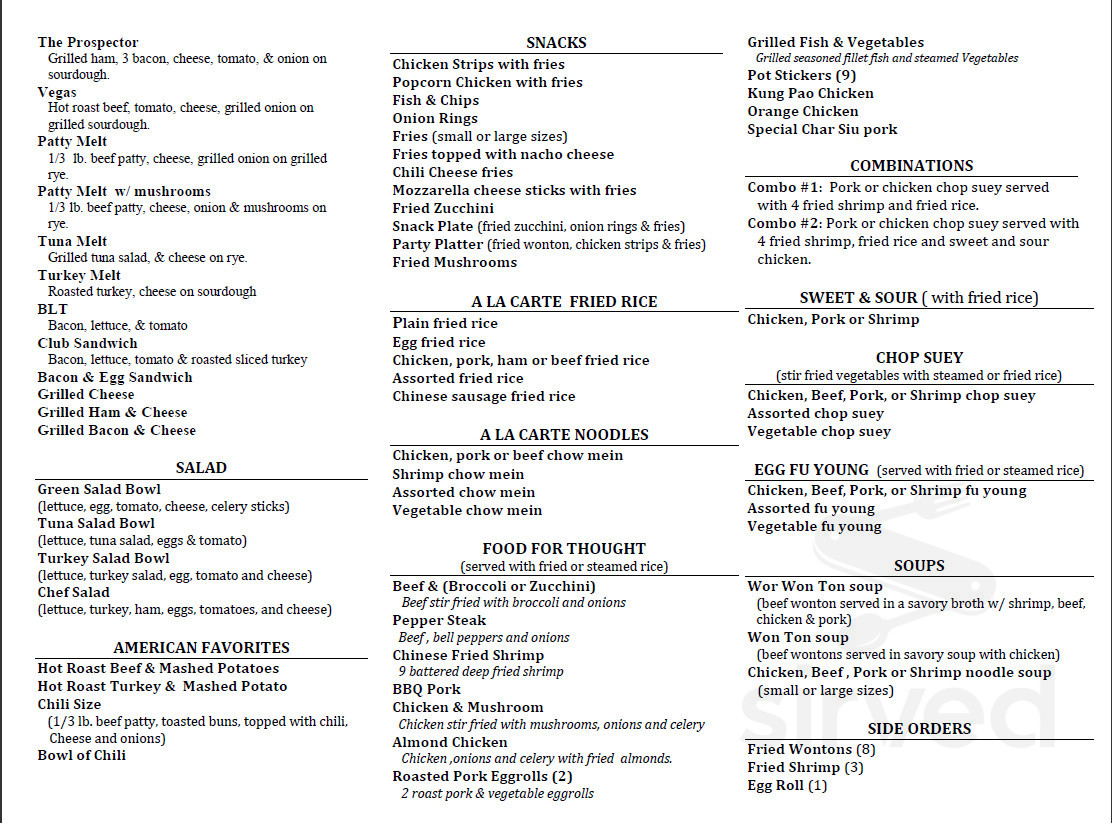 300 Bowl Coffee Shop menus in La Habra, California, United States