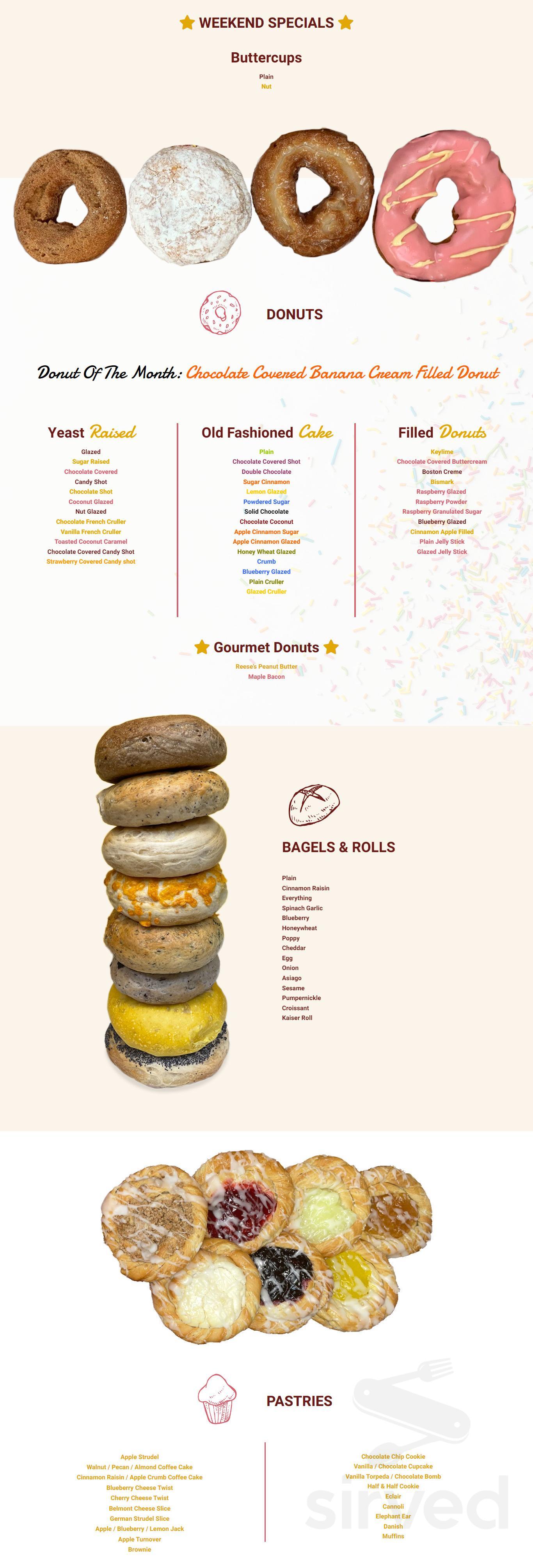 Flanders Donut & Bake Shop menus in East Lyme, Connecticut, United States