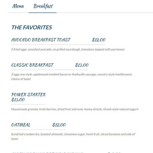 Don Cherry's Sports Grill menu in Cranbrook, British Columbia, Canada