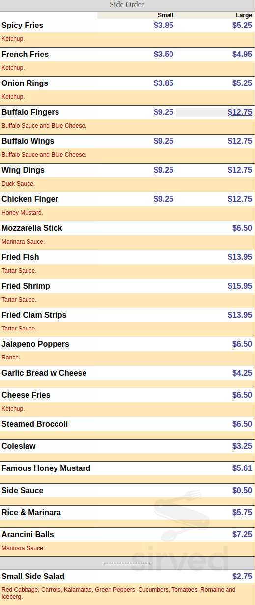 Ma Magoo's menus in Cambridge, Massachusetts, United States