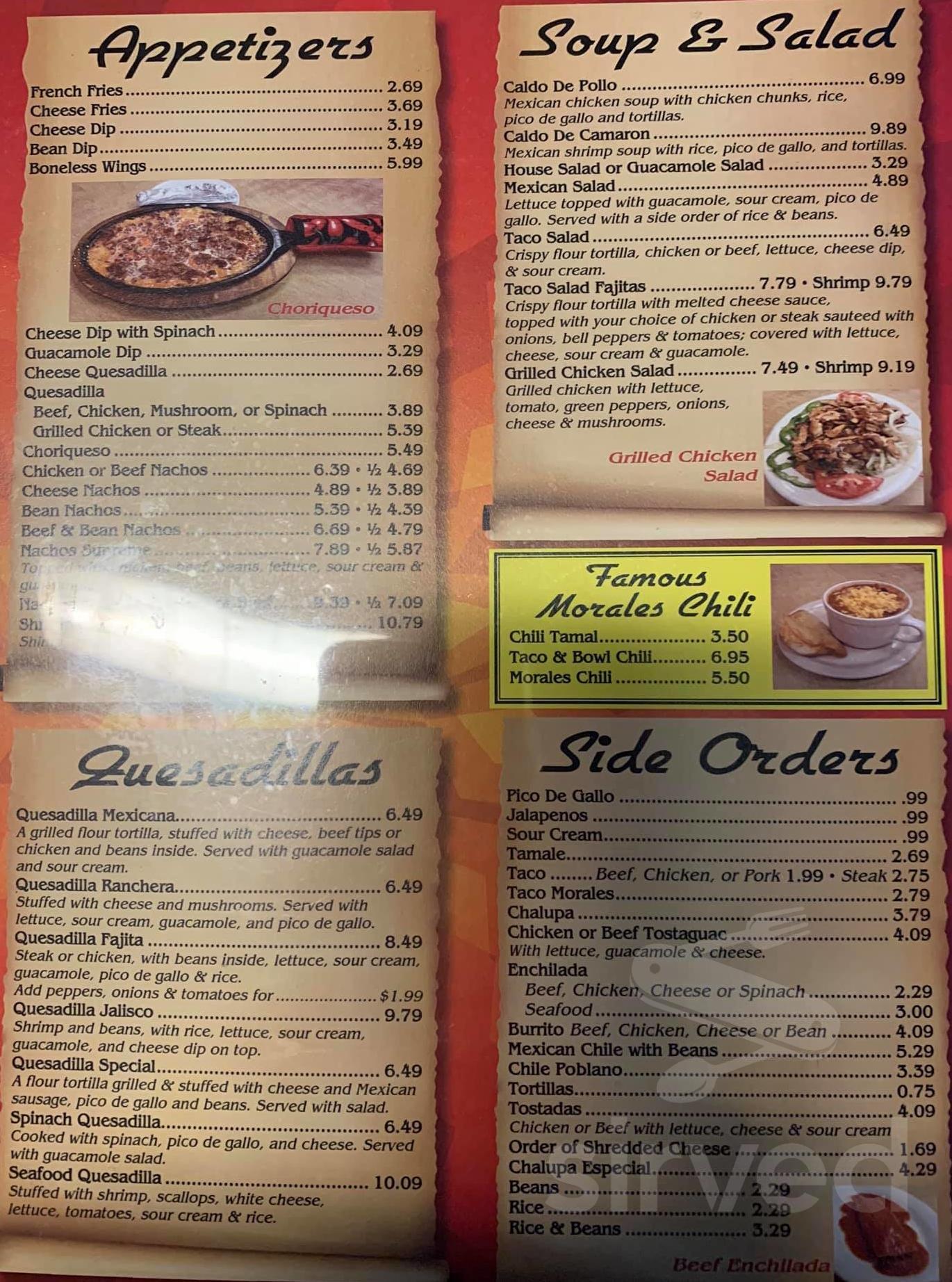 Los Tres Amigos Inc menu in Edwardsville, Illinois, USA