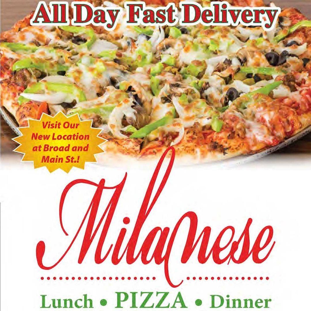 Milanese Pizza menu in Riverton, New Jersey, USA