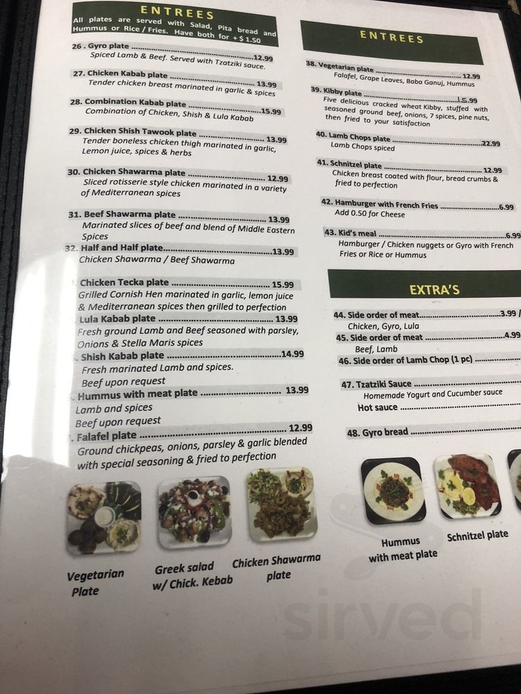 Stella Maris Cafe & Grocery menu in Arabi, Louisiana, USA