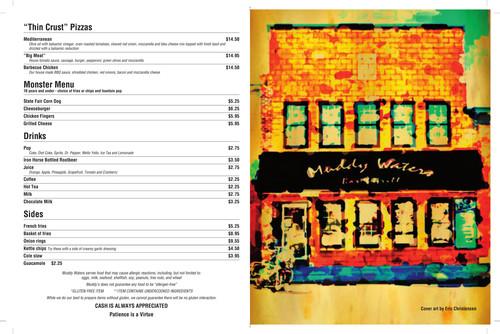 Muddy Waters Bar & Grill menu in Prescott, Wisconsin, USA