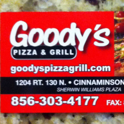 Menu for Goody's Pizza & Grill in Cinnaminson, NJ | Sirved