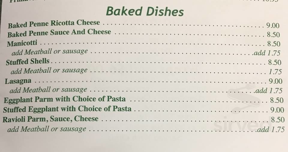 Original Italian Pizza menus in Berwick, Pennsylvania, United States