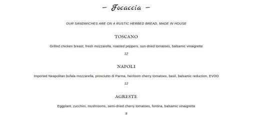 Menu for Luca's Ristorante in Somerset, NJ | Sirved