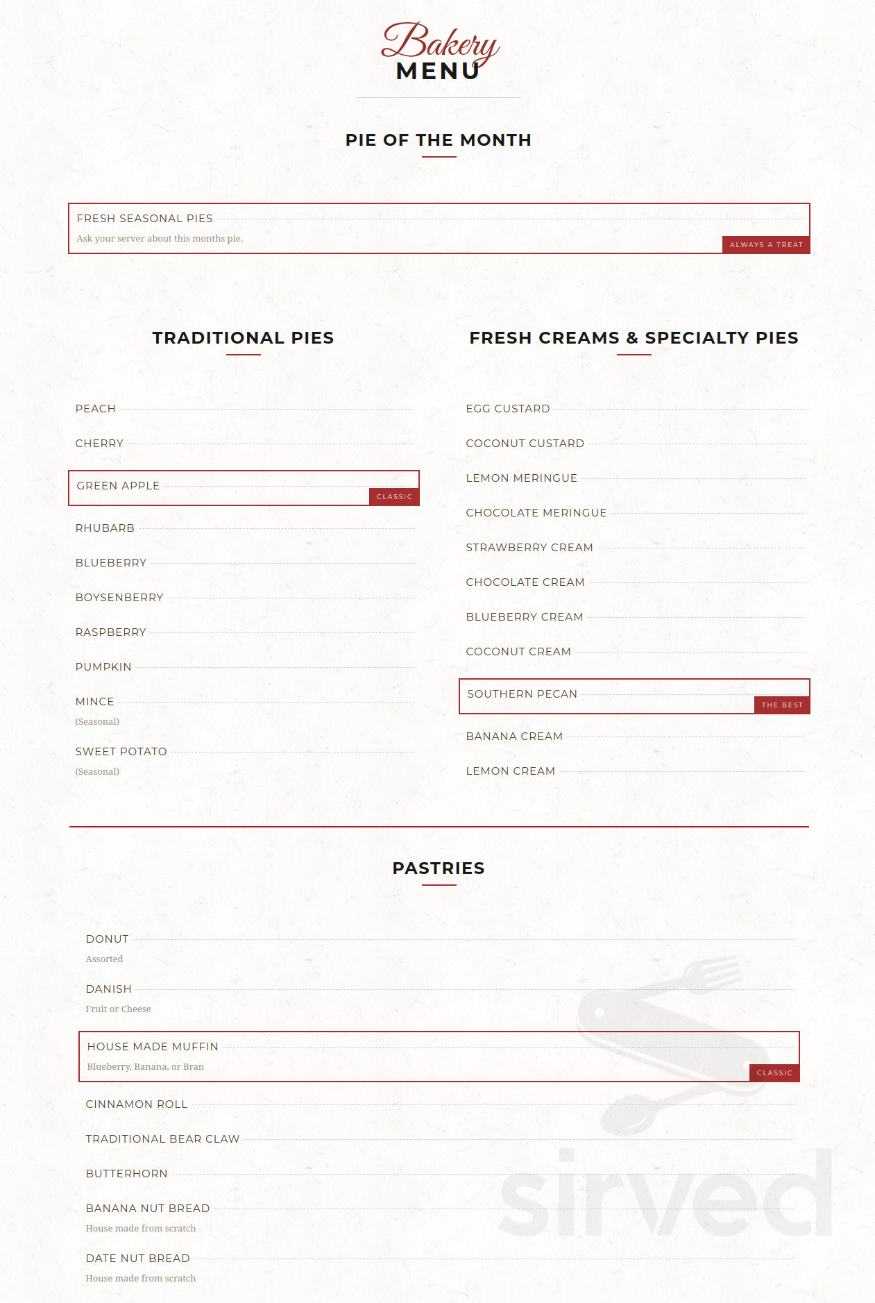 Du-Pars | Restaurant and Bakery menus in Los Angeles, California ...