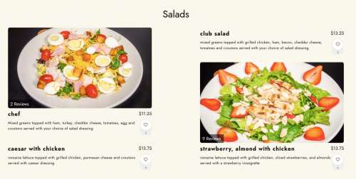 Lucy's Cafe & Bakery menu in Orange, Texas, USA