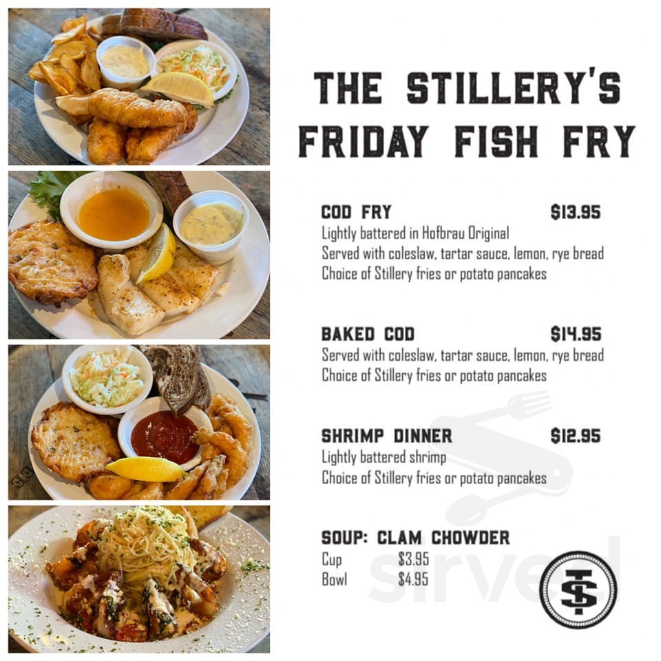 Menu for The Stillery - Richfield in Richfield, WI | Sirved