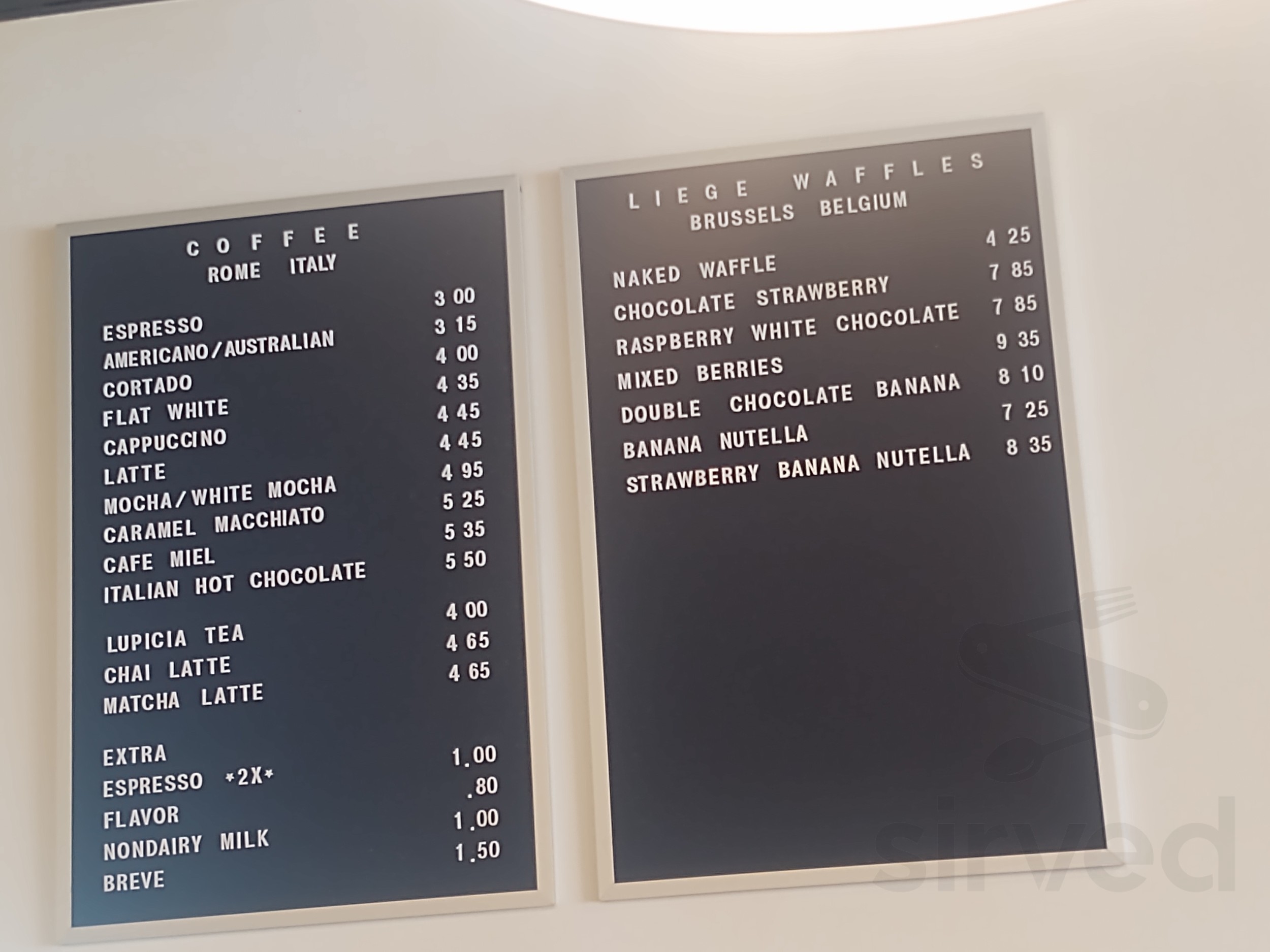UNITED COFFEE menu in Fort Wayne, Indiana, USA