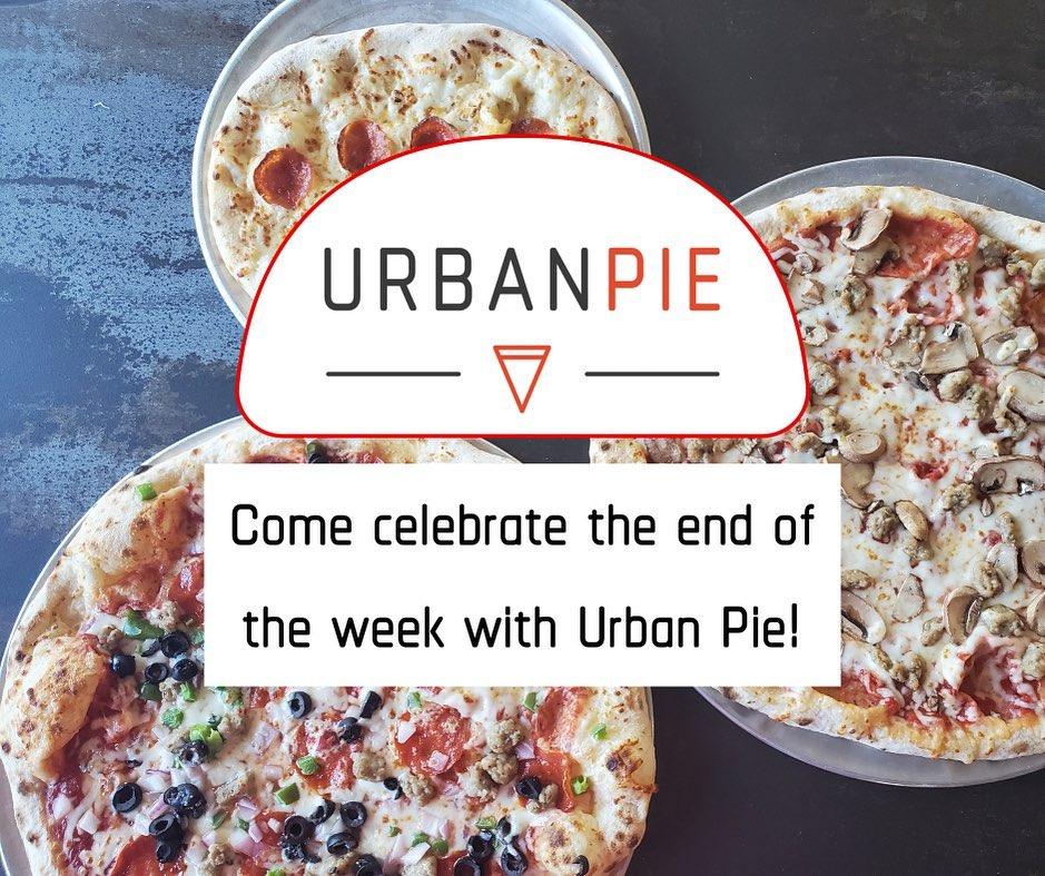 Urban Pie menu in Cedar Falls, Iowa, USA