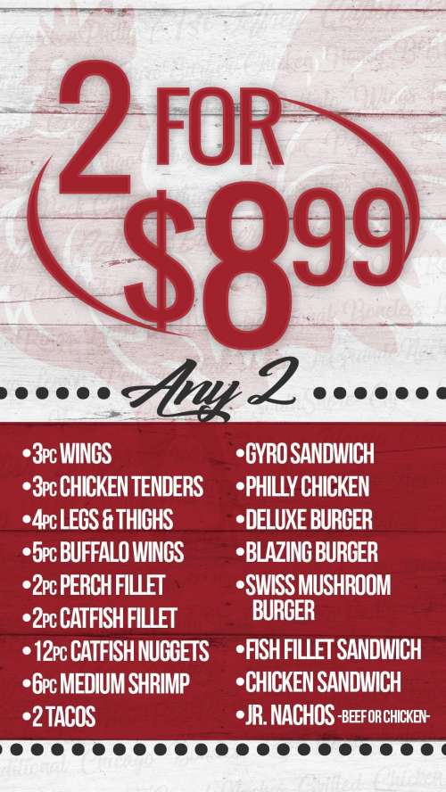 Red Rooster Restaurant menu in Chicago, Illinois, USA