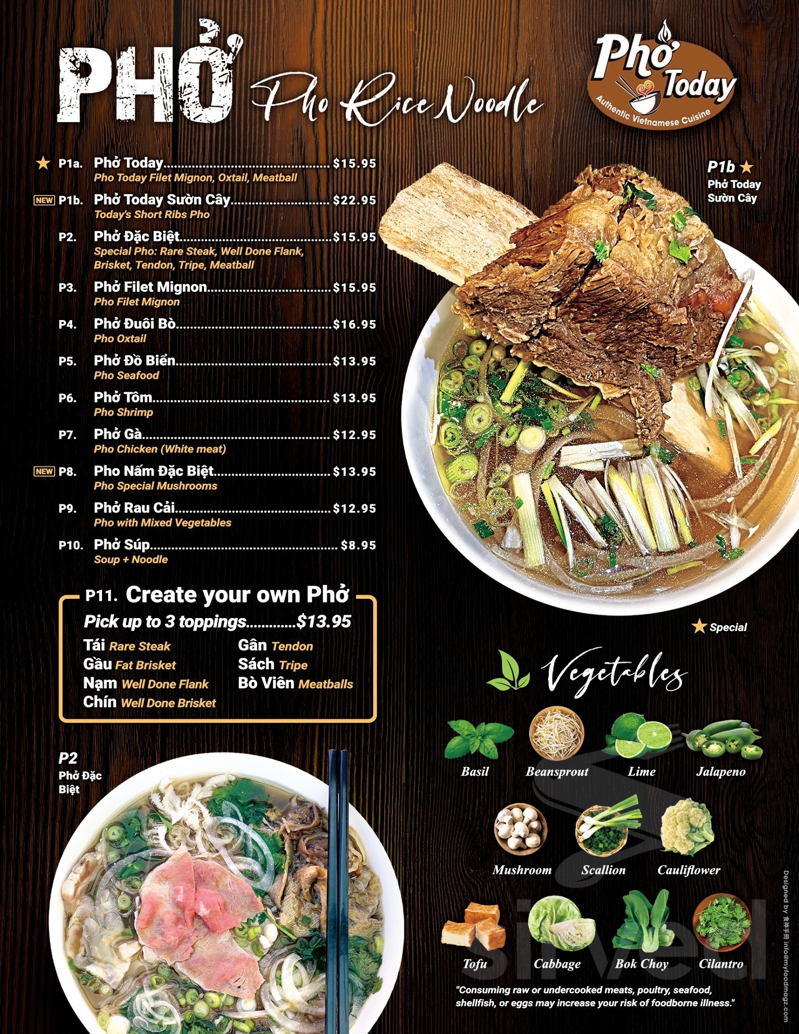 Pho Today menus in East Rutherford, New Jersey, United States