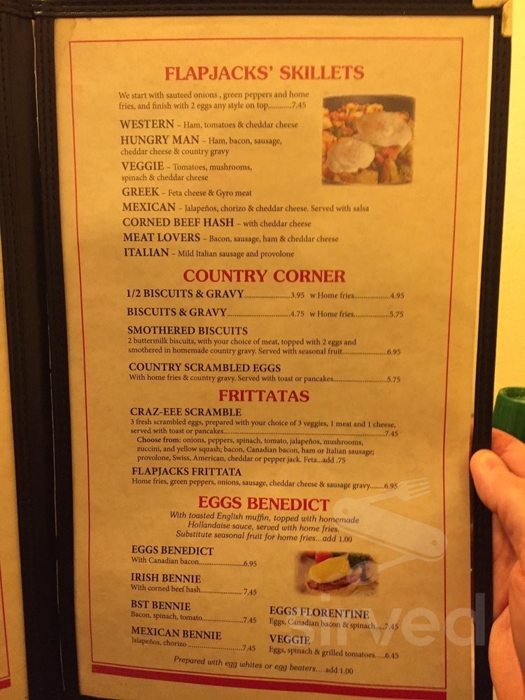 Flapjacks menus in Safety Harbor, Florida, United States