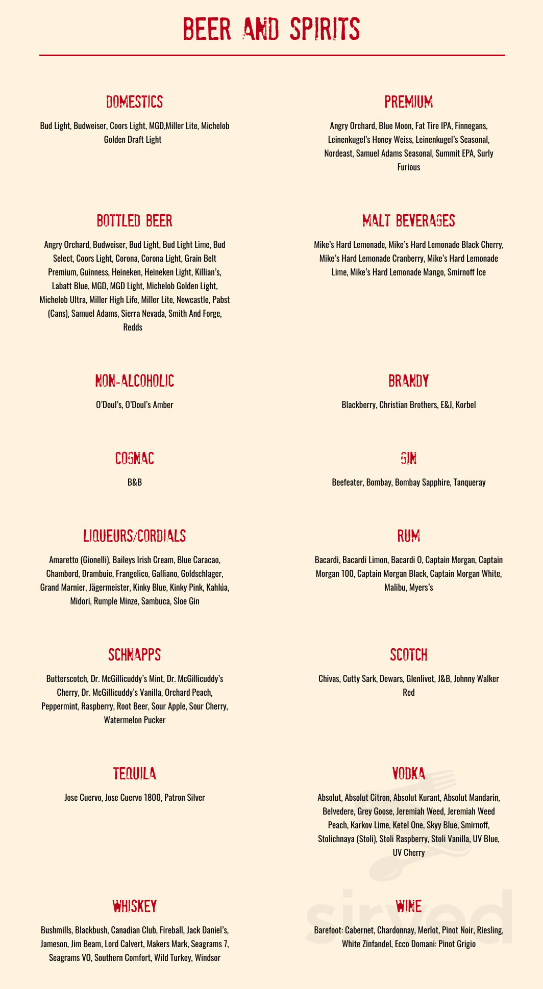 Babe's Music Bar menu in Lakeville, Minnesota, USA