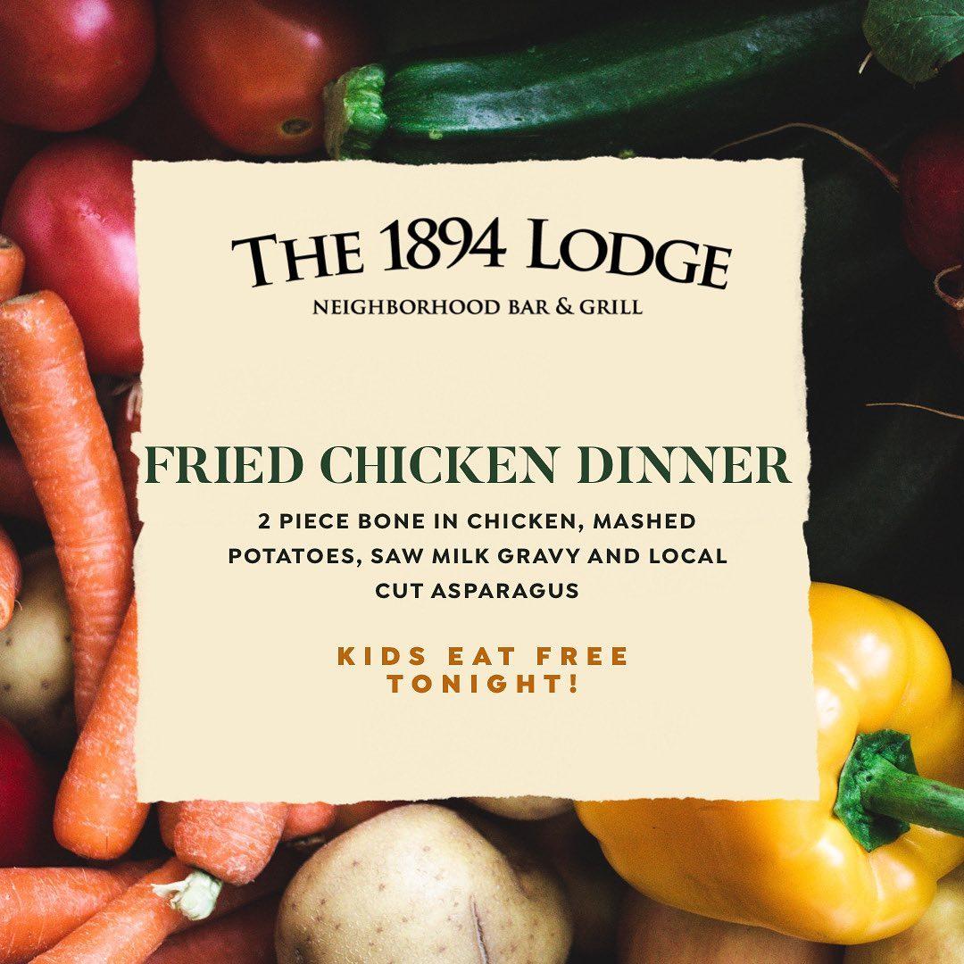 The 1894 Lodge neighborhood bar and grill menu in New Washington ...