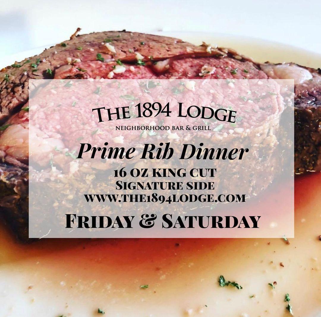 The 1894 Lodge neighborhood bar and grill menu in New Washington ...